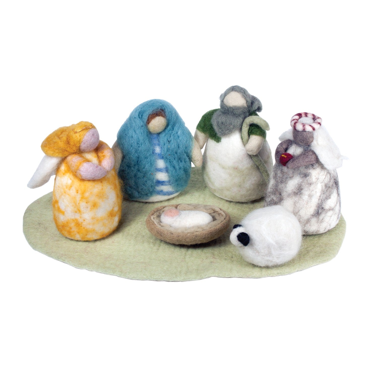 Cozy Felt Nativity Set Wild Woolies by Wild Woolies - Zawadee