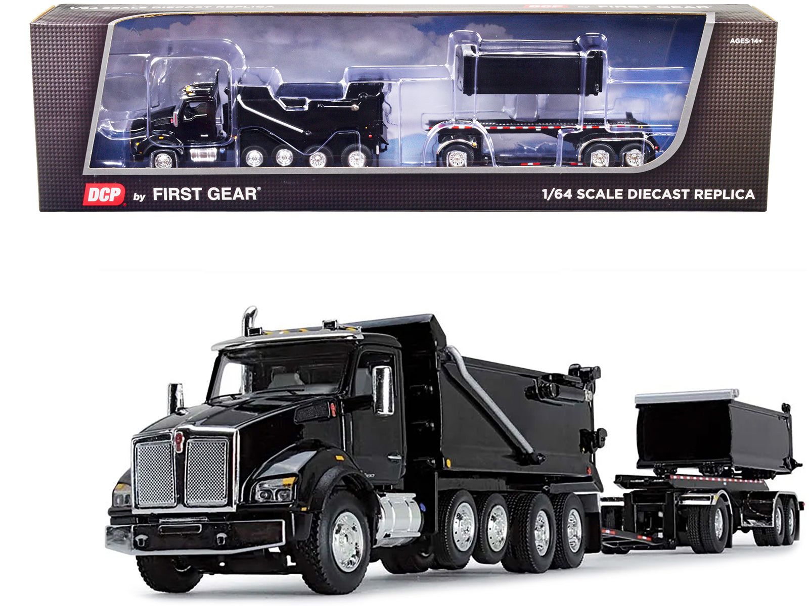 Kenworth T880 Quad-Axle Dump Truck and Rogue Transfer Tandem-Axle Dump ...