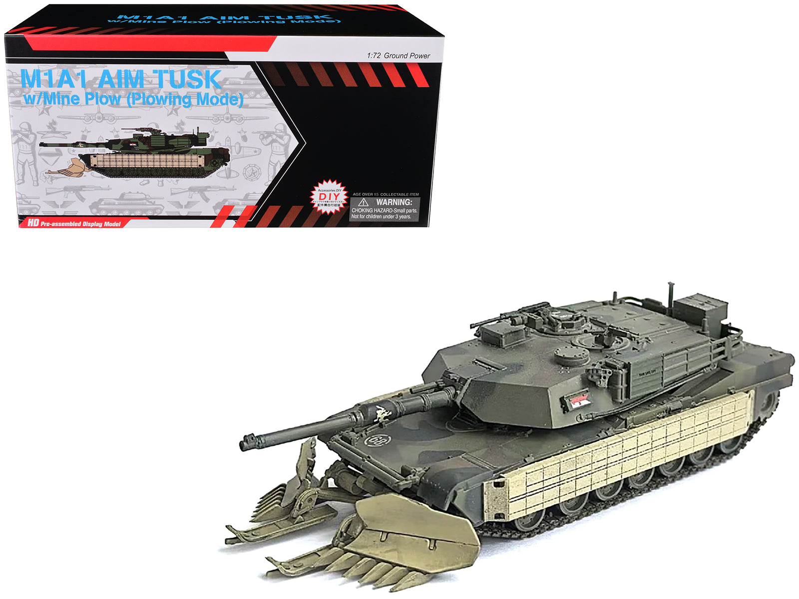 United States M1A1 AIM (Abrams Integrated Management) Tank with Mine ...