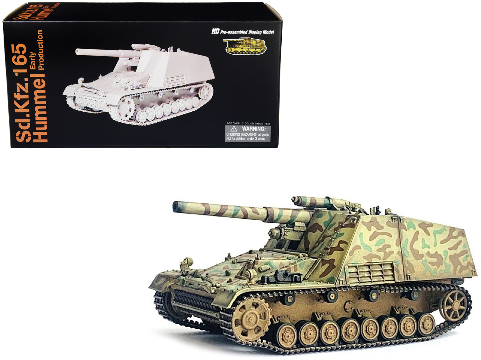 German Sd.Kfz.165 Hummel Self-Propelled Gun V1 "Early Production German ...