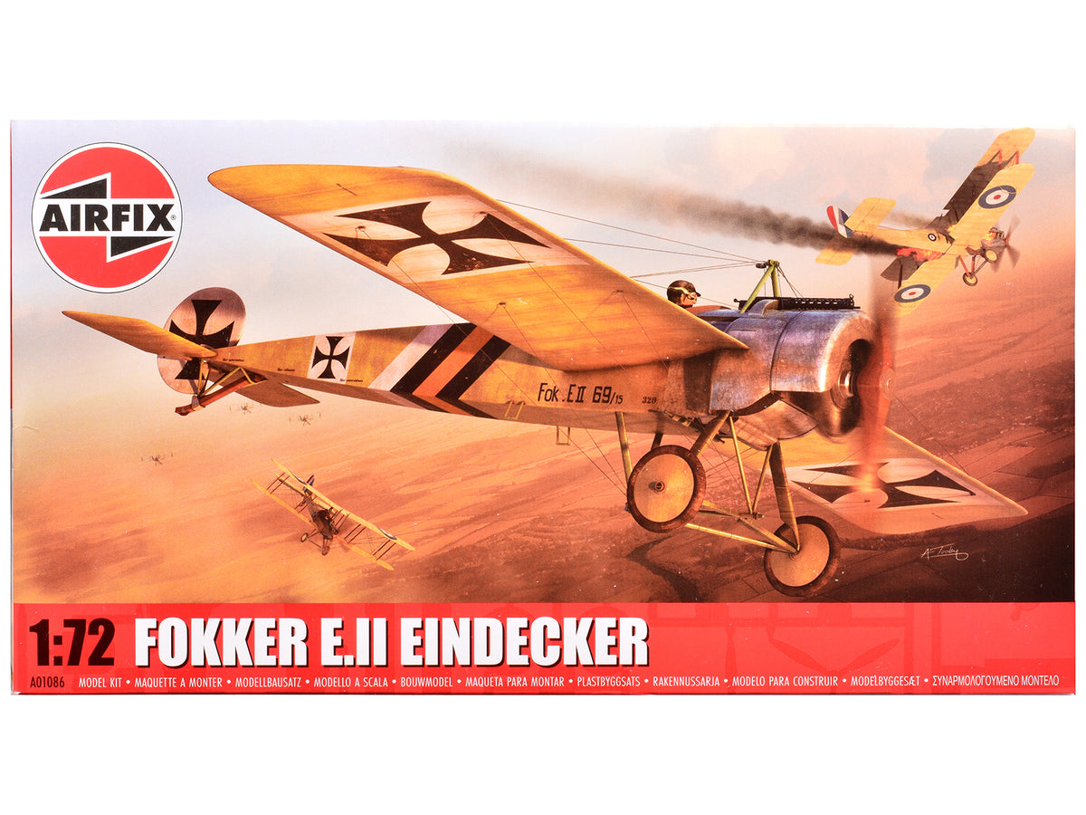 Level 2 Model Kit Fokker E.II Eindecker Fighter Aircraft 1/72 Plastic ...