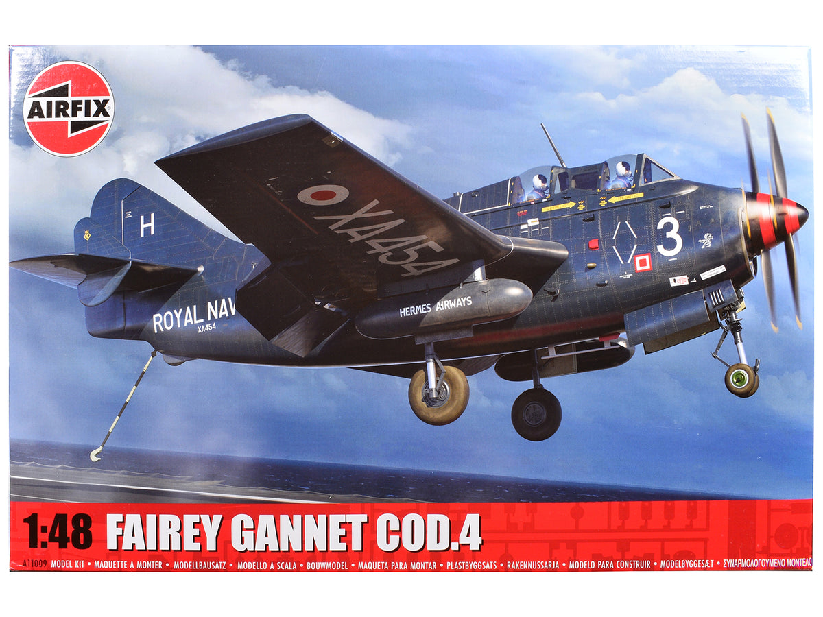 Level 4 Model Kit Fairey Gannet COD.4 Aircraft with 3 Scheme Options 1/ ...