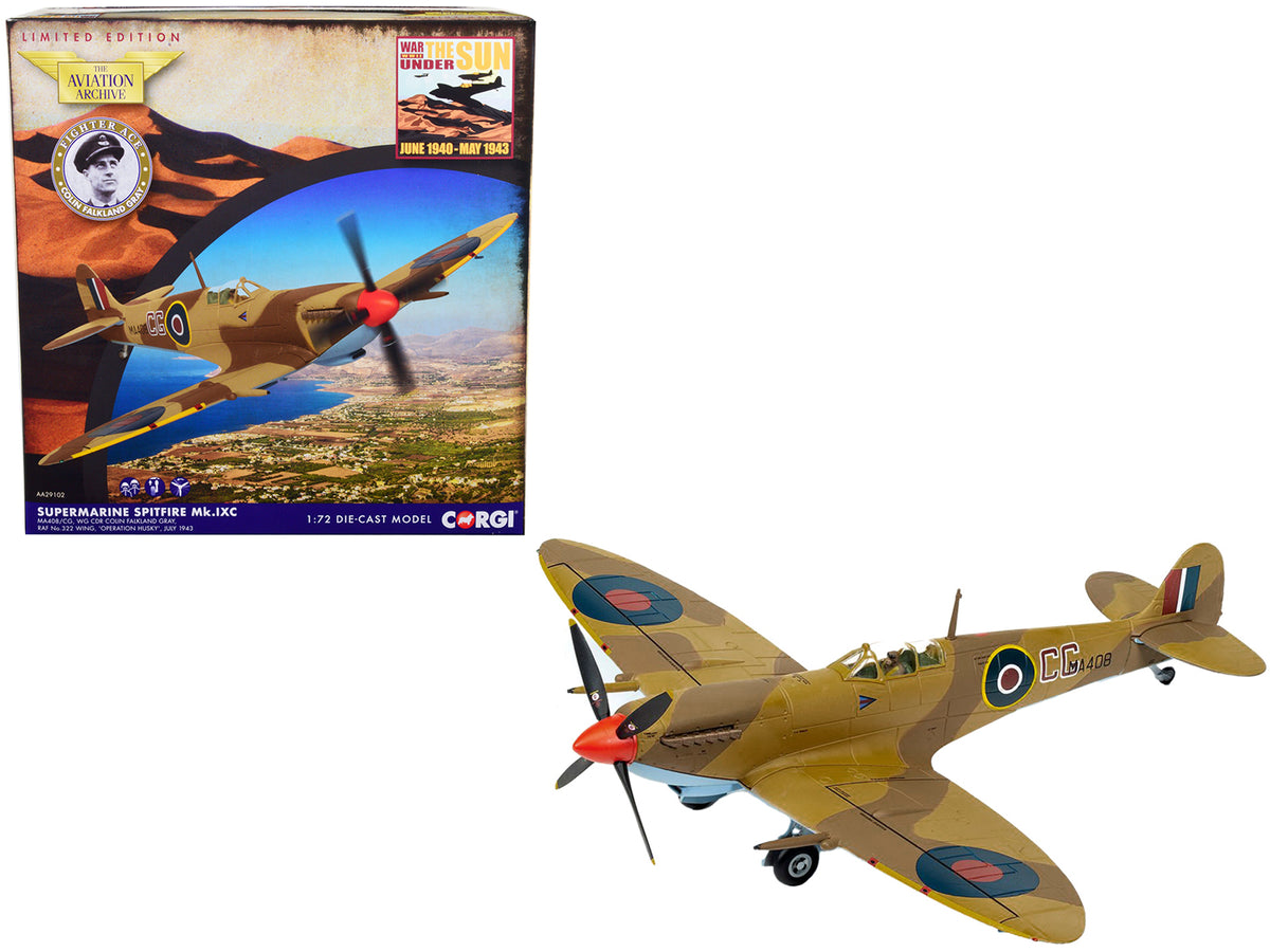 Supermarine Spitfire Mk.IXc Fighter Aircraft "WG CDR Colin Falkland ...