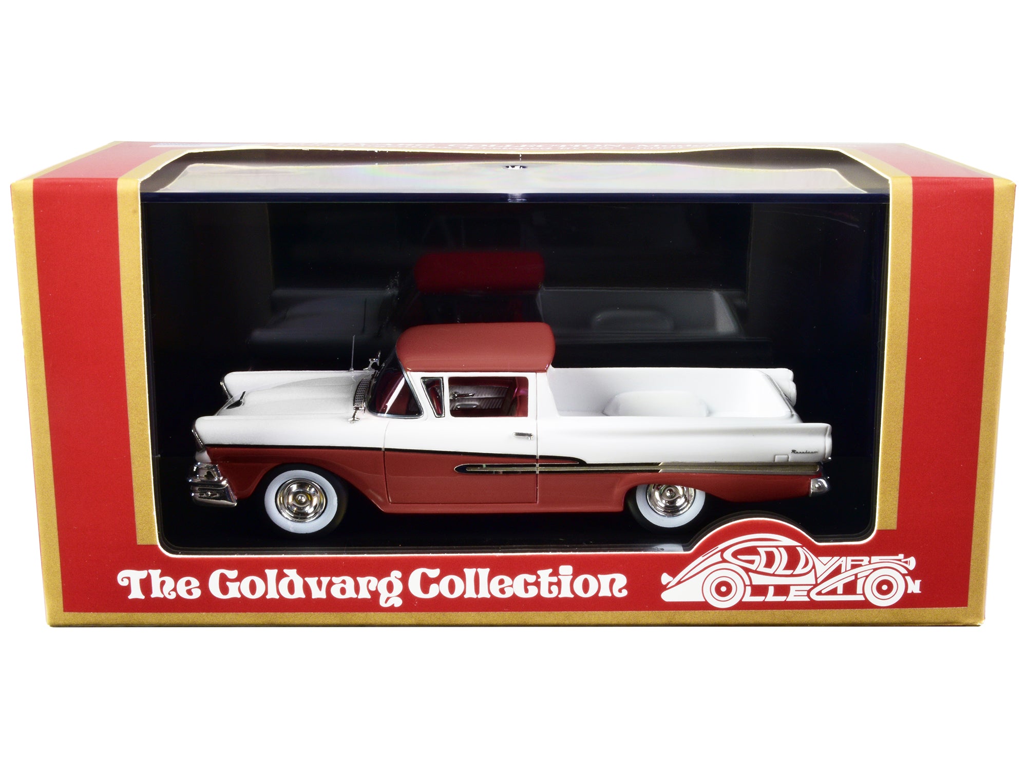 1958 Ford Ranchero Torch Red and White with Red Interior Limited ...