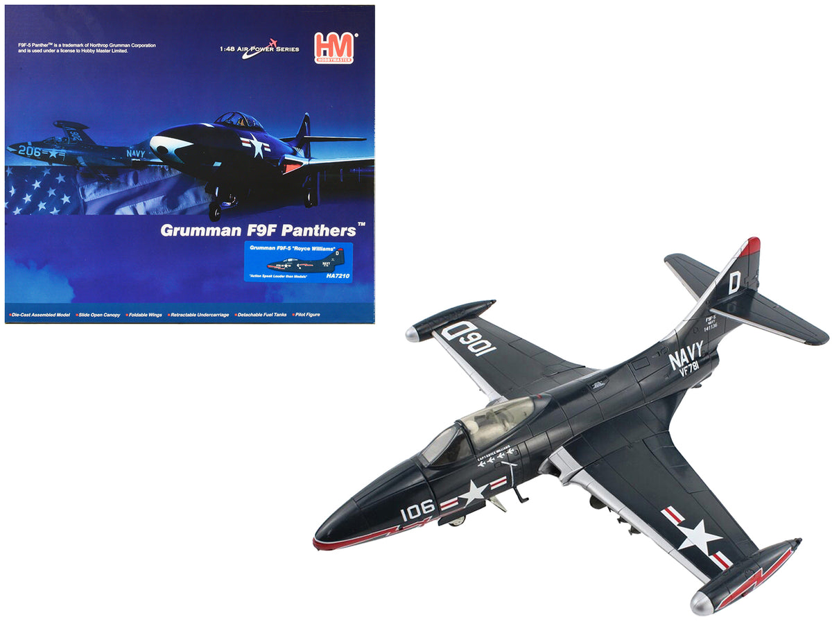 Grumman F9F-5 Panther Aircraft "VF-781 Royce Williams Action Speak ...