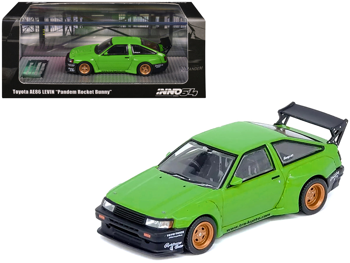 Toyota AE86 Levin RHD (Right Hand Drive) "Pandem Rocket Bunny" Green 1/ ...