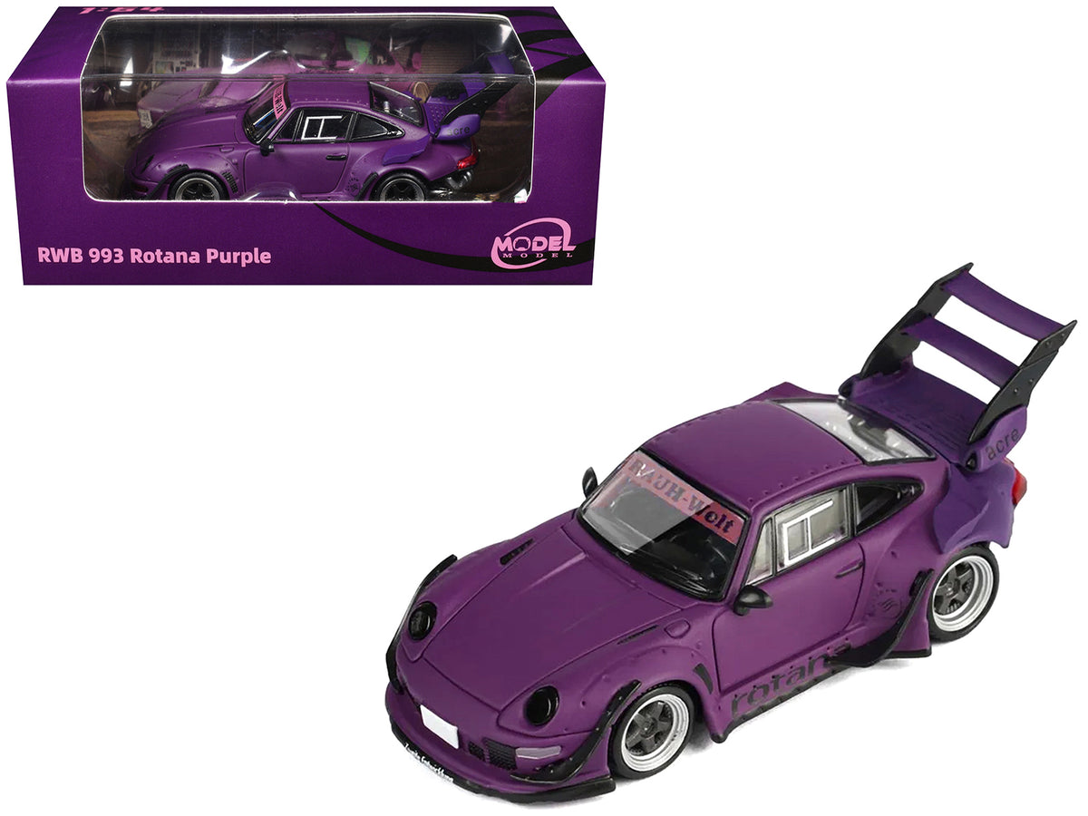 RWB 993 Rotana Matt Purple 1/64 Diecast Model Car by Model Model by ...