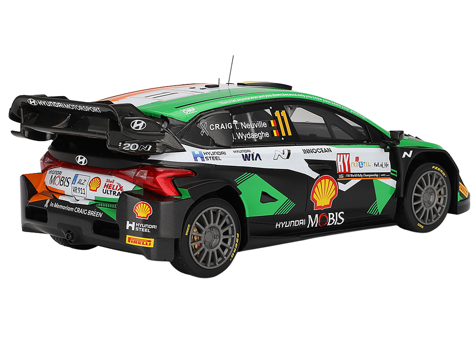 Hyundai i20 N Rally1 Hybrid #11 Thierry Neuville - Martijn Wydaeghe ...