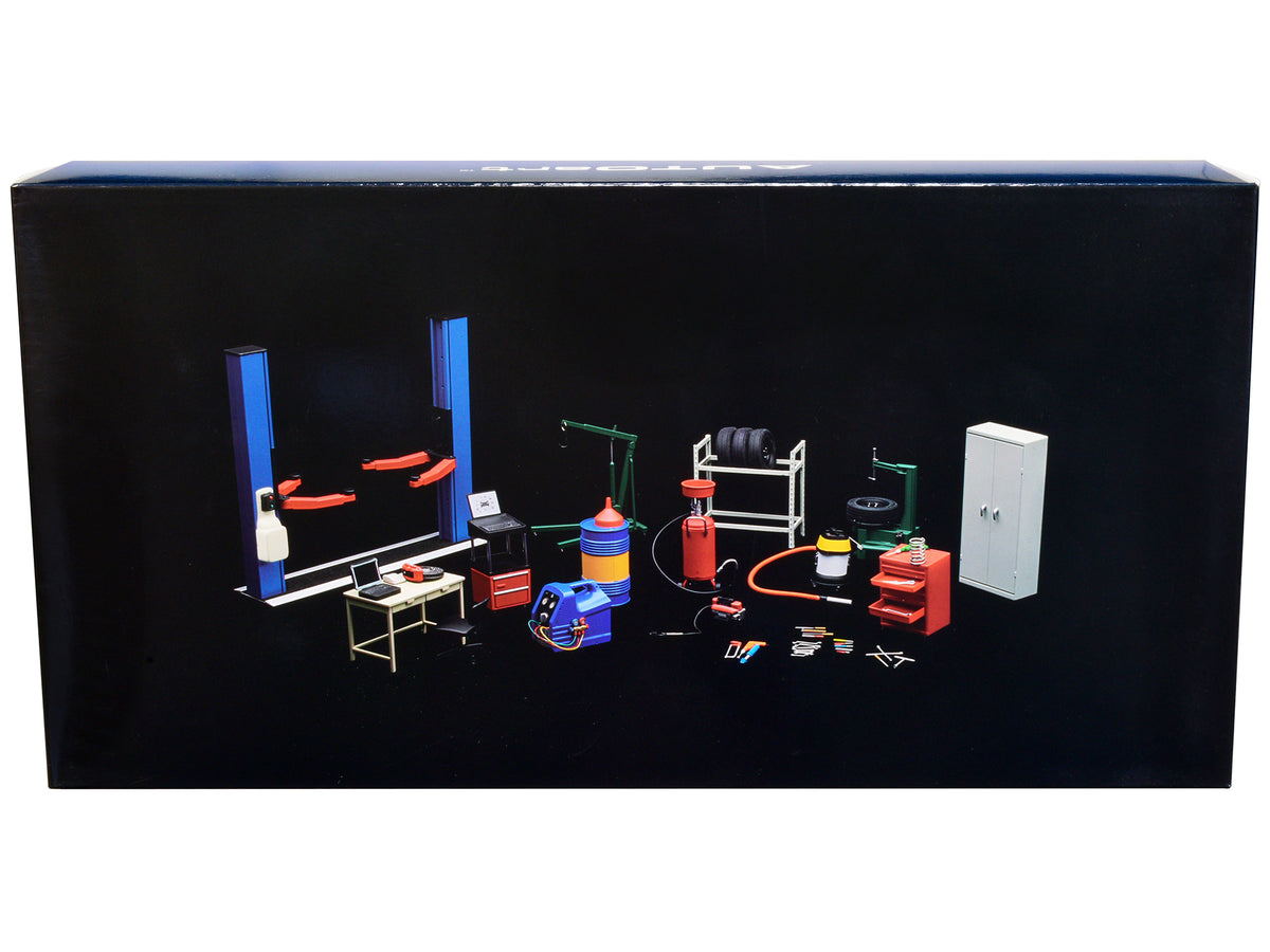 Garage Kit Set (Version 2) for 1/18 scale models by Autoart by Autoart ...