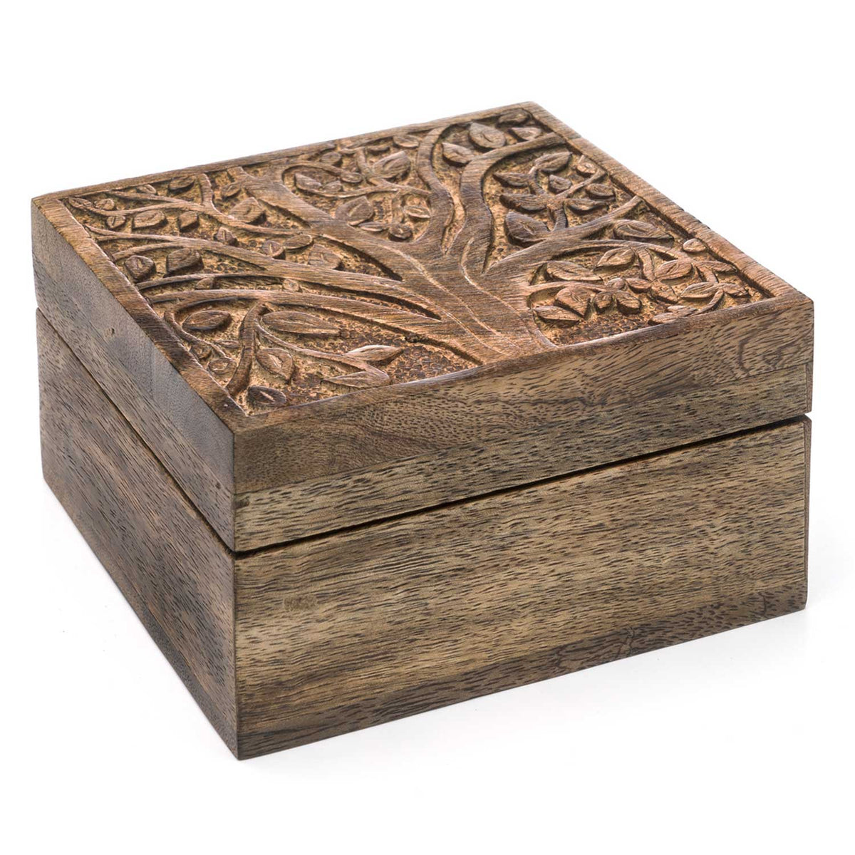Aranyani Mango Wood Compartment Box by Matr Boomie - Zawadee