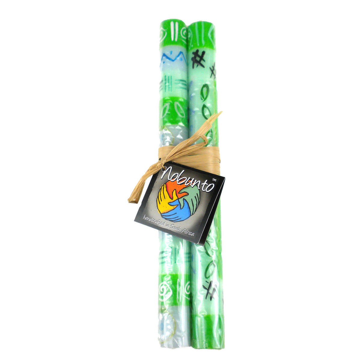 Set of Three Boxed Tall Hand-Painted Candles Farih Design Nobunto by ...